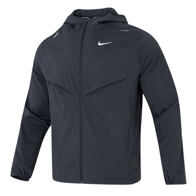 耐克外套男装2025新款跑步训练时尚运动休闲服梭织连帽夹克CZ9071