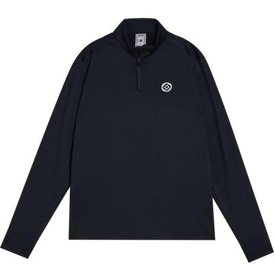 准者加绒健身运动长袖半拉链卫衣