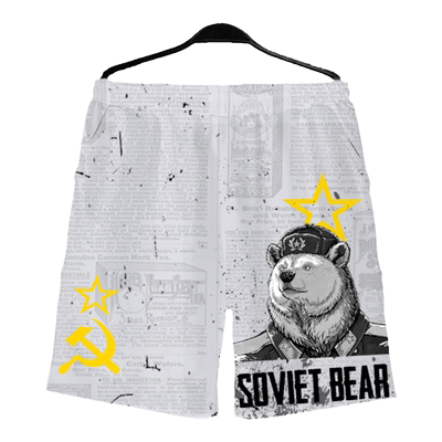 苏联恶搞SOVIET熊士兵短裤