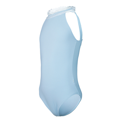 三沙儿童挂脖舞蹈服蕾丝花边