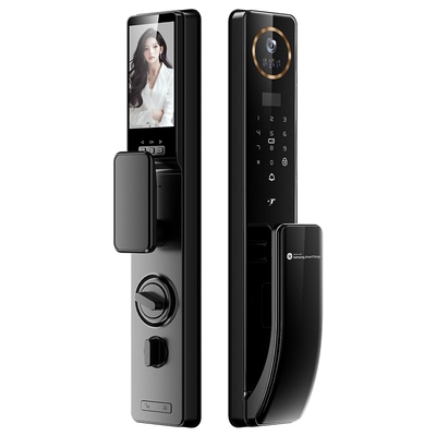 三星智家新品G30V MAX-S智能锁人脸识别指纹锁指静脉解锁可视猫眼