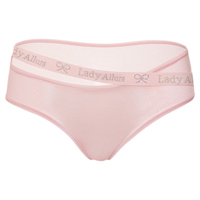 LAGirls*Sable·蜜心闪钻｜气质性感纯欲镂空logo烫钻舒适女内裤