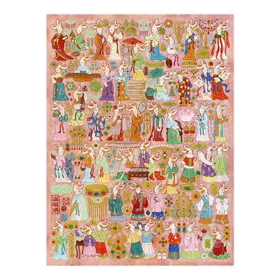 3djp兔崽崽系列平面拼图装饰画