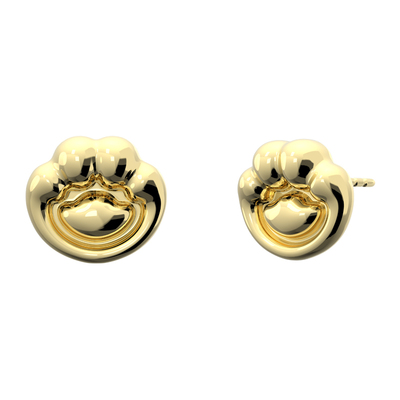 BENSHENG猫爪招财耳钉女中国风