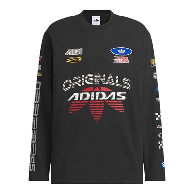 Adidas/阿迪达斯官方正品三叶草男士宽松圆领运动休闲长袖KH1199