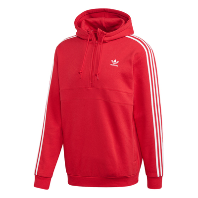 Adidas/阿迪达斯正品三叶草 男子运动休闲半拉链套头卫衣FM3763