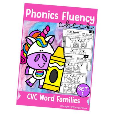 小学英语自然拼读发音cvc阅读