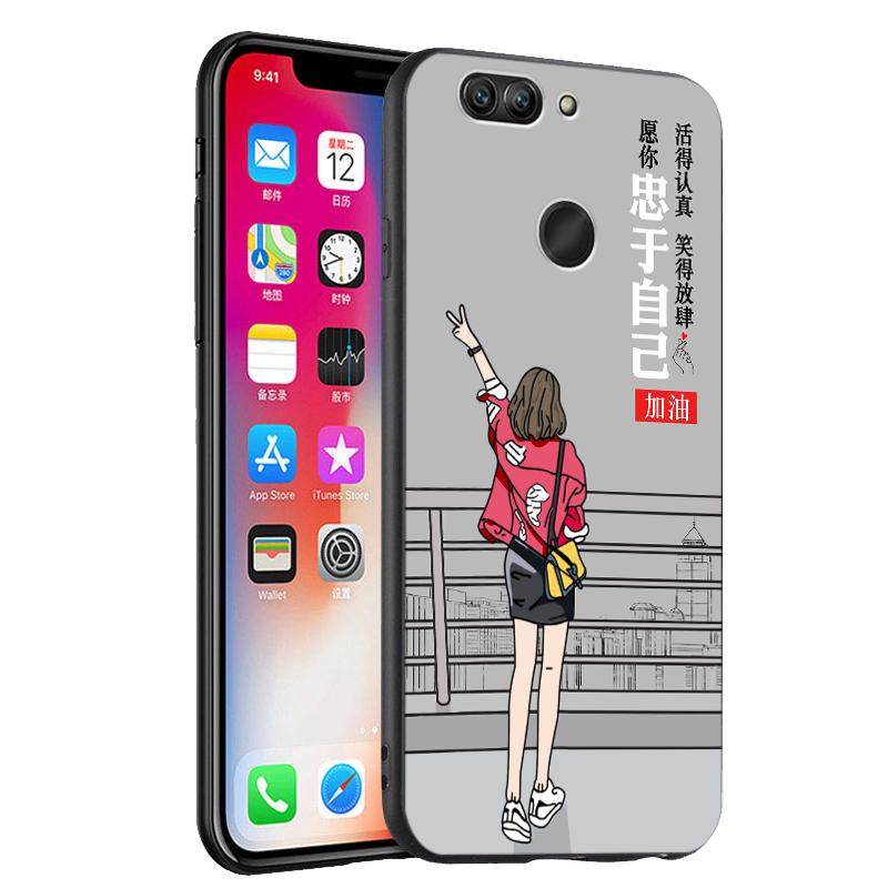 适用送钢化膜华为NOVA2PLUS女款手机壳。BAC-AL00创意男壳n0va2plus软硅胶bac—tl00学生外壳Nova2pLus网红_虎窝淘