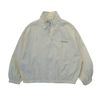 啦芙莱童装儿童轻薄款网面透气防晒衣25夏季新品男女童拉链衫9637