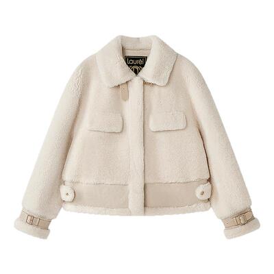 【进口米粒卷皮毛】Laurel劳芮新款皮毛一体夹克LWL364R00800