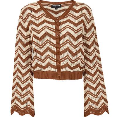 VeroModaV领短款针织衫