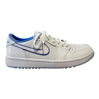 Nike耐克男鞋Air Jordan 1 AJ1白蓝低帮板鞋复古篮球鞋DD9315-118