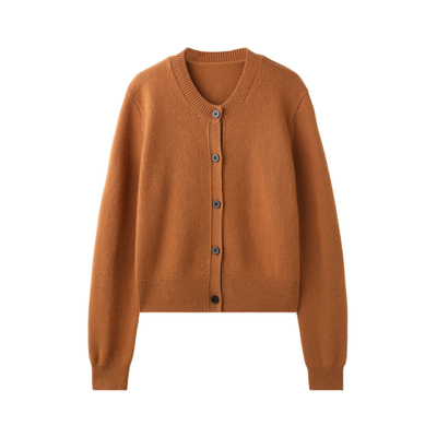 软糯云朵感羊绒保暖针织开衫