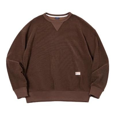 雪尼尔插肩袖卫衣长袖上衣