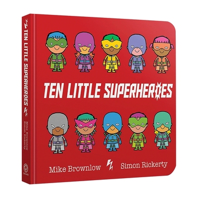 英文原版 Ten Little Superheroes Board Book 十个小超级英雄 纸板书 儿童英语启蒙阅读绘本故事书 英文版 进口英语原版书籍