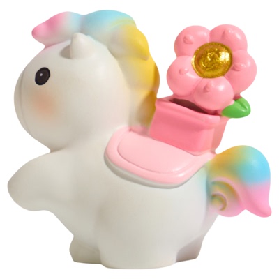 「马上有钱花」马年吉祥物摆件生肖小马公仔桌面装饰本命年礼物女