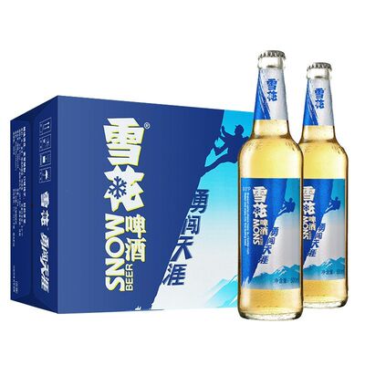 雪花啤酒勇闯天涯500ML*12瓶