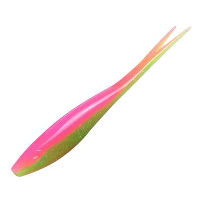 TPR软饵浮水双色叉尾Minnowzma