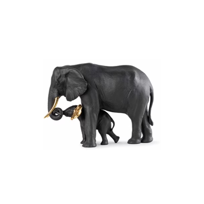 Lladro雅致浓黑系列指引前行摆件