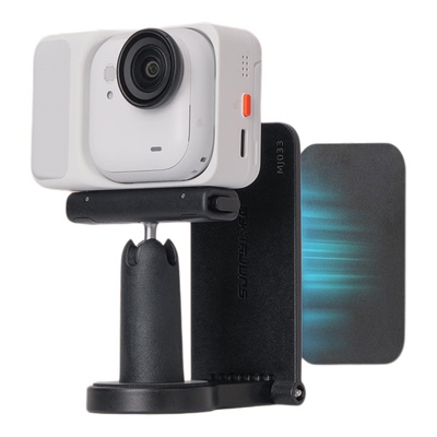 Sunnylife适用于大疆 OSMO 360运动相机磁吸支架底座Insta360 GO Ultra桌面支架手柄磁吸底座相机配件