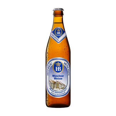 【HB】慕尼黑皇家小麦白啤酒黑啤酒德国原装进口500ml*20瓶整箱