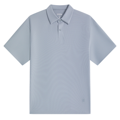 【舒适透气】ZIOZIA通勤男装25夏华夫格短袖T恤Polo衫ZTPE2252H