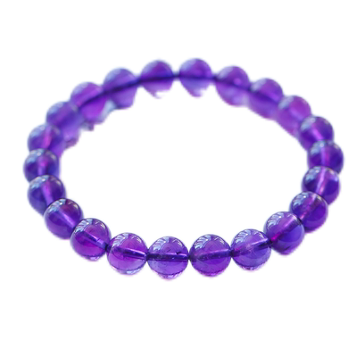 天然乌拉圭女款紫水晶手链