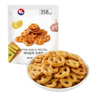 K-CHOICE碱水结型饼干蒜香黄油味