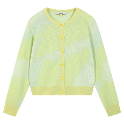 tanni小清新百搭圆领针织开衫