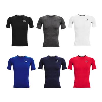 日本直邮Under Armour 内衬衬衫 UA Heat Gear Armor 短袖衬衫 13