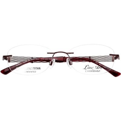 日本夏蒙超轻线钛五线谱时尚眼镜