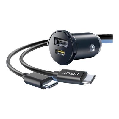 品胜拉环车载充电器30W双口快充