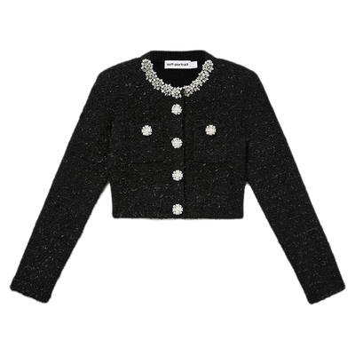 self-portrait小香风针织外套