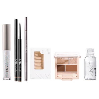 unny眼线胶笔眉笔液体眼影遮瑕液眼影双眼皮贴多件任选官方正品