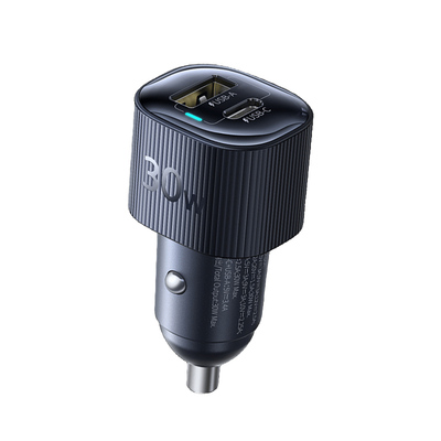 Baseus 30W Car Charger Type C Dual-port Quick charging SCP