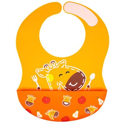 marcus硅胶围兜宝宝辅食口水饭兜