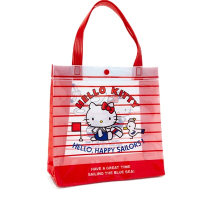 日本Sanrio正品Hello Kitty 小拎包手提包休閒包飯盒袋女包