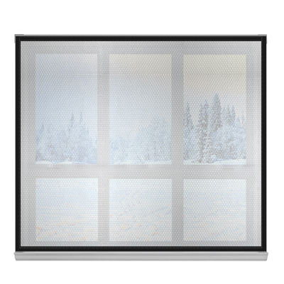 冬季窗帘保暖家用简约免打孔