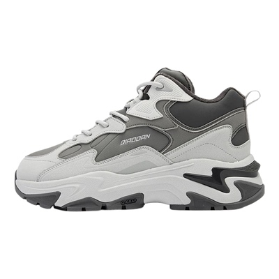 乔丹男鞋2025年冬季高帮运动鞋保暖加绒休闲棉鞋防滑QDG043254464