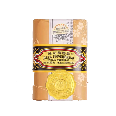 经典老牌国货上海蜂花檀香皂上海制皂洁面皂茉莉玫瑰味身体沐浴皂