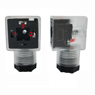 电磁阀接线盒液压插头220V24V
