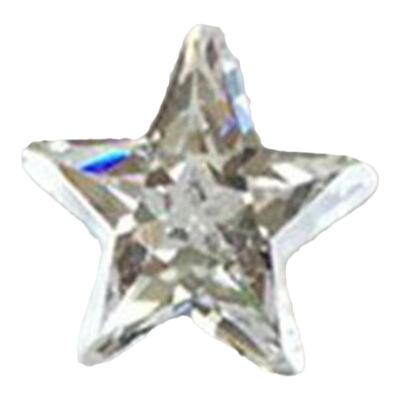 diy白色宝石五角星裸钻