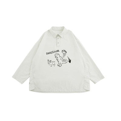 oddtails男童长袖t恤儿童春装2025新款宝宝Polo衫春秋款男孩上衣