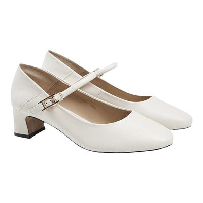 粗跟单鞋女中跟通勤鞋玛丽珍鞋