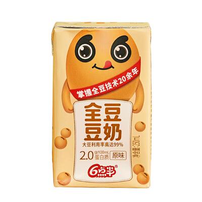 六点半豆奶250mL*18盒装大豆蛋白