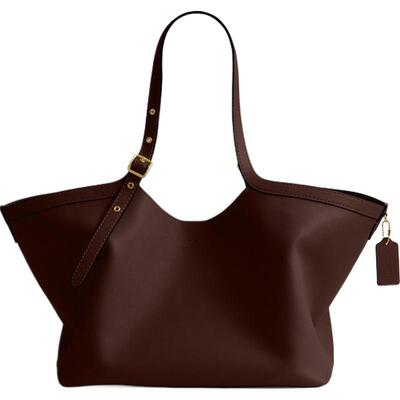 COACH/蔻驰奥莱女士牛皮革GRAMERCY 35号托特包单肩包大容量