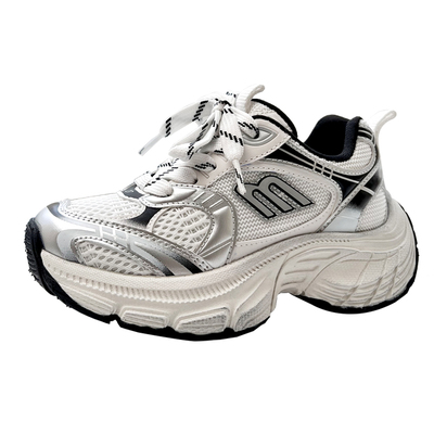 巴黎走秀10XL潮儿童运动鞋ins老爹鞋男女童复古轻便软底休闲单鞋