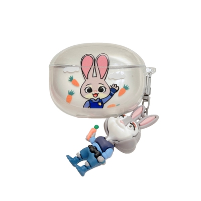 可爱卡通星星人适用于VIVO TWS 3E蓝牙耳机保护3i耳机壳可爱朱迪尼克twsA3萌系iQOOtws1E少女心透明1i软壳新