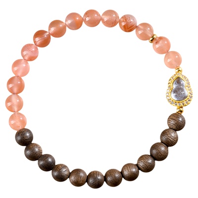 【普陀山正品】冰飘南红福运手链