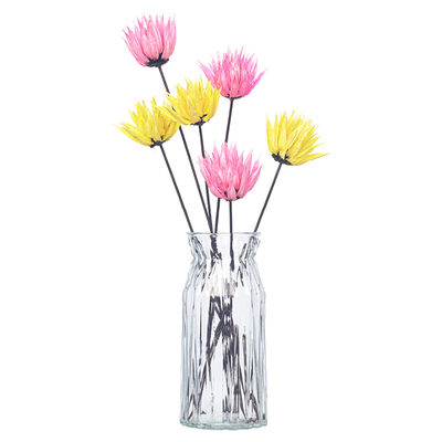 diy火焰客厅艺术制作红色干花